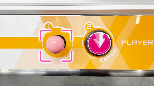 Control the crane with the joystick